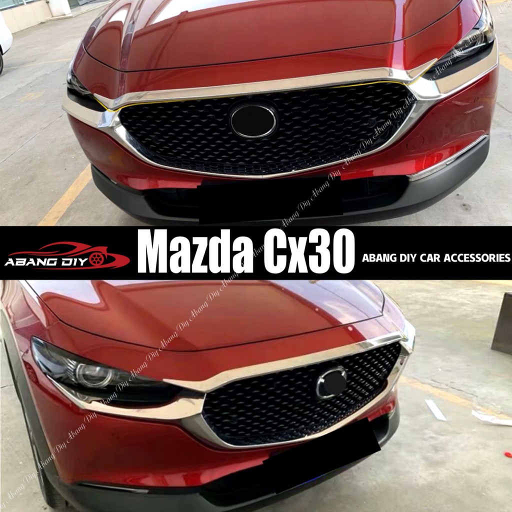 Mazda CX-30 CX30 Front Hood Grill Trim Chrome Cover Bonnet Strip ...