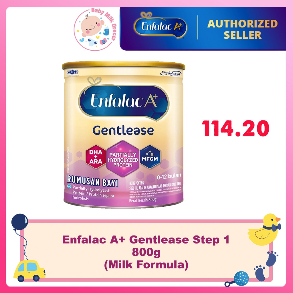 Enfalac A+ Gentlease Step 1 - 800g (Milk Formula) New Packing | Shopee ...