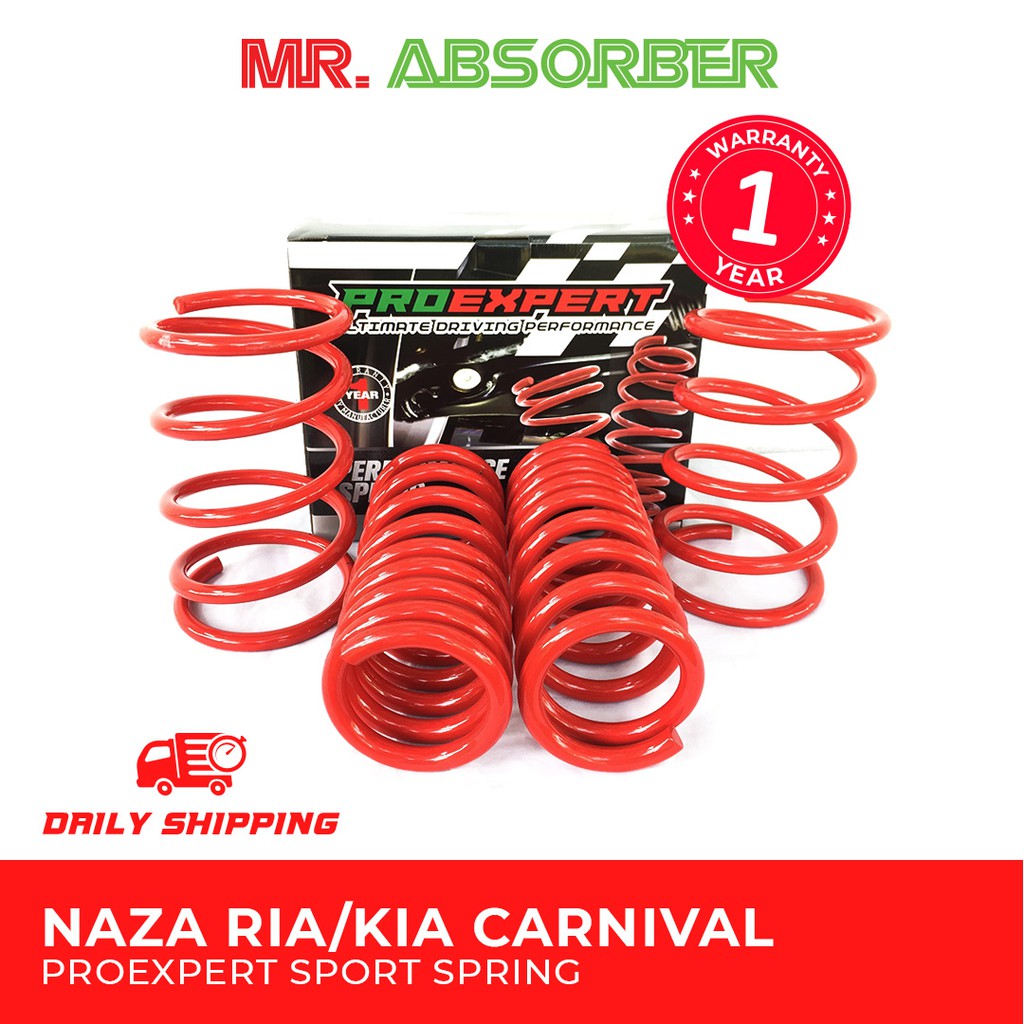 NAZA RIA / KIA CARNIVAL PROEXPERT LOWERED SPORT SPRING | Shopee Malaysia