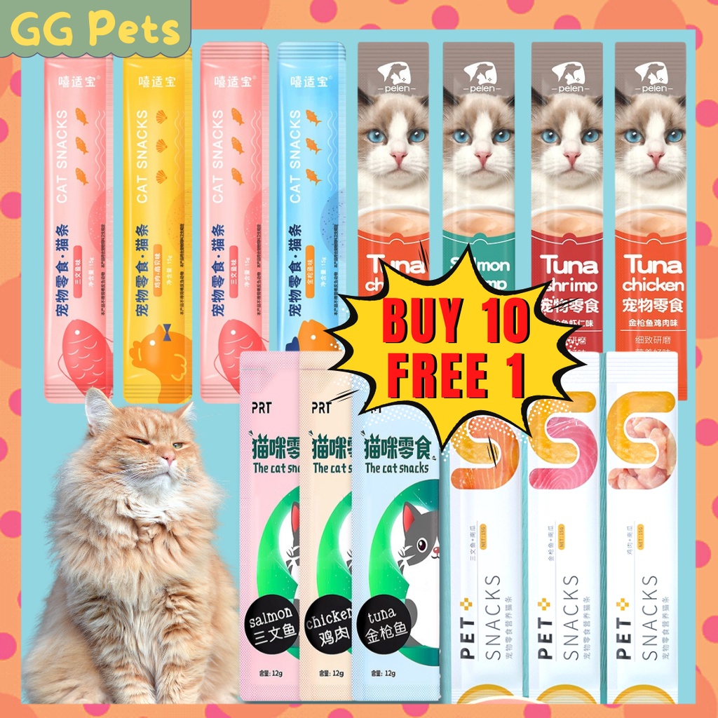 Cat Stick Creamy Cat Treats Makanan Kucing Basah Cat Treat S.. | Cat ...