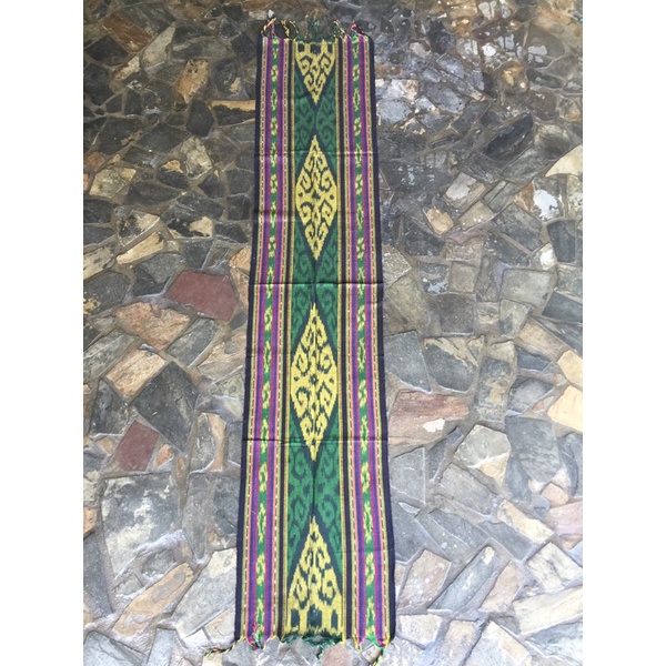 PM01 Sarawak Souvenir Kain Tenun Hand Woven Pua Kumbu Table Runner Mat ...