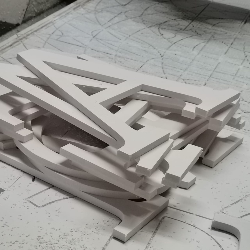 PVC 3D LETTERING. TULISAN TIMBUL PVC COLOR PUTIH | Shopee Malaysia