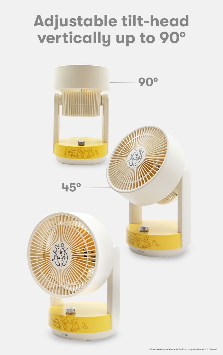Disney x Mistral Rechargeable USB Air Cooler - Winnie the Pooh | MAC005 ...