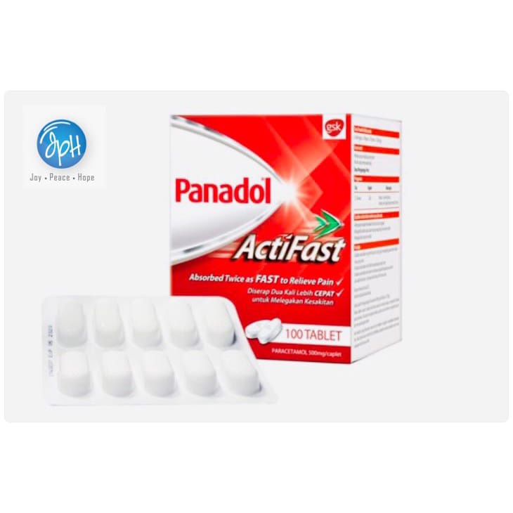 PANADOL ACTIFAST 500MG TABLETS | Shopee Malaysia