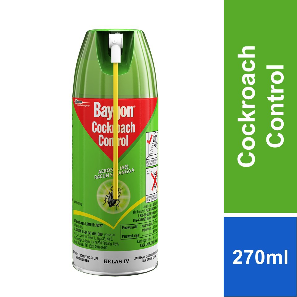 Baygon Cockroach Control 270ml | Shopee Malaysia
