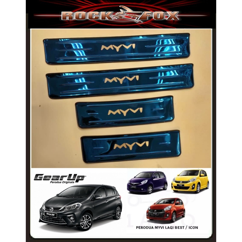 Steel Door Side Step for Perodua Myvi Lagi Best/Myvi Icon 2011-2017 ...