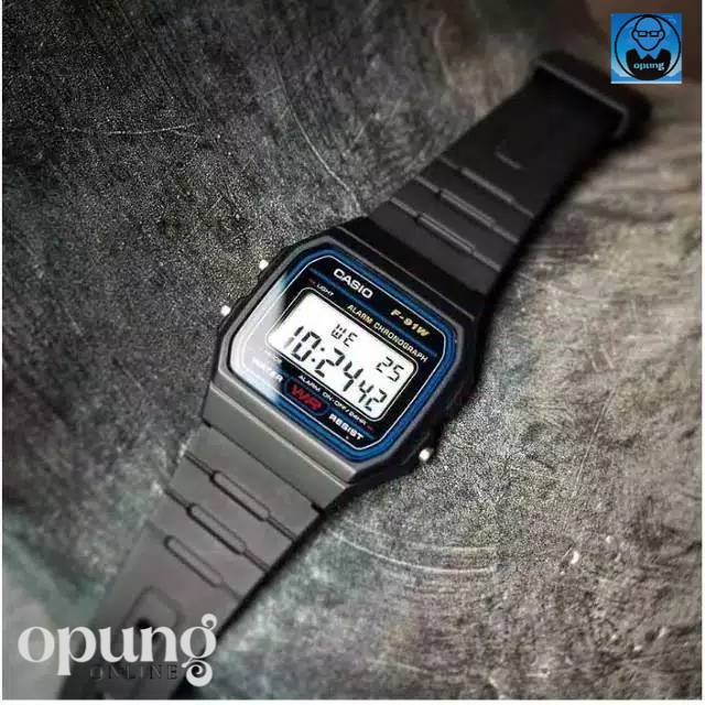 Casio james bond 007 f91w digital chronograph Waterproof Wrist Watch ...