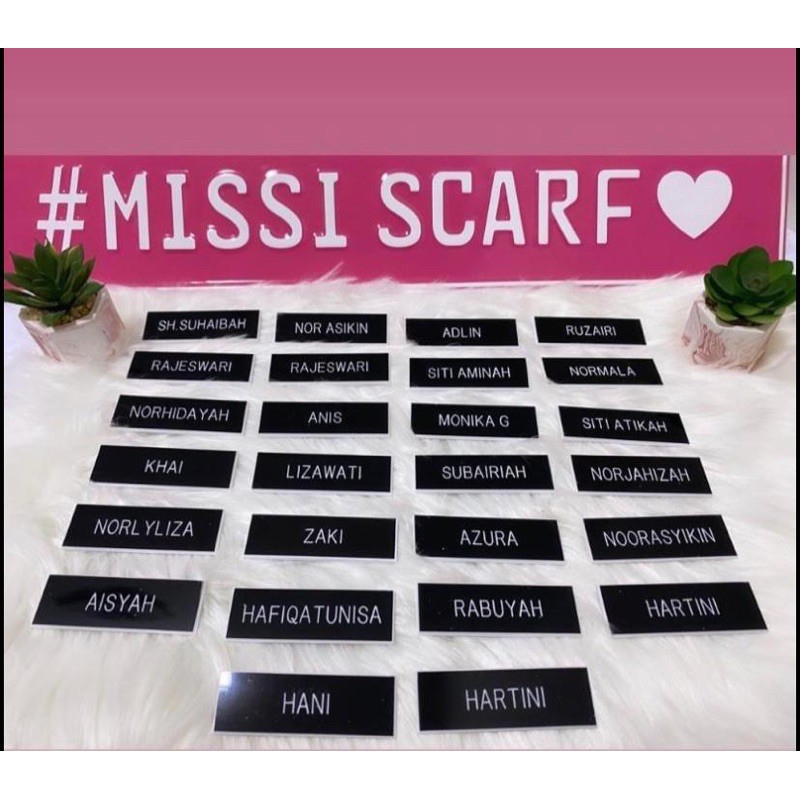 Name Tag Pin (Nama & jawatan) | Shopee Malaysia