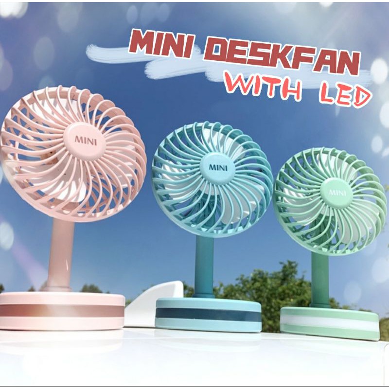 Desk Fan Mini Table USB Charging Fan Small Kipas Clip Hand Cooling DESK ...