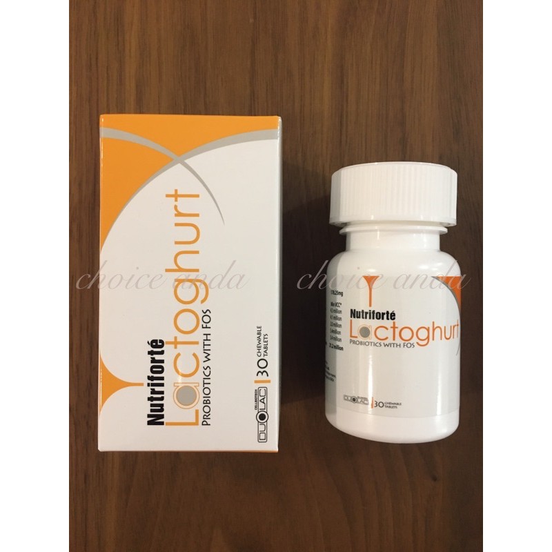 (Expiry Date 08/23) Nutriforte Lactoghurt Probiotics With FOS (30 ...