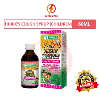 Hurix's Gamat & Madu Plus Cough Syrup for Children 60ml | Shopee Malaysia