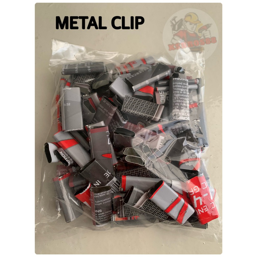 [ Made in Malaysia ] 5/8” x 40mm METAL PACKING CLIP for PP/PVC ...