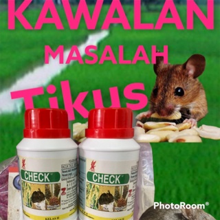 250ml/Ubat Merah Check / Racun Tikus Check / Berkesan Untuk Memgawal ...