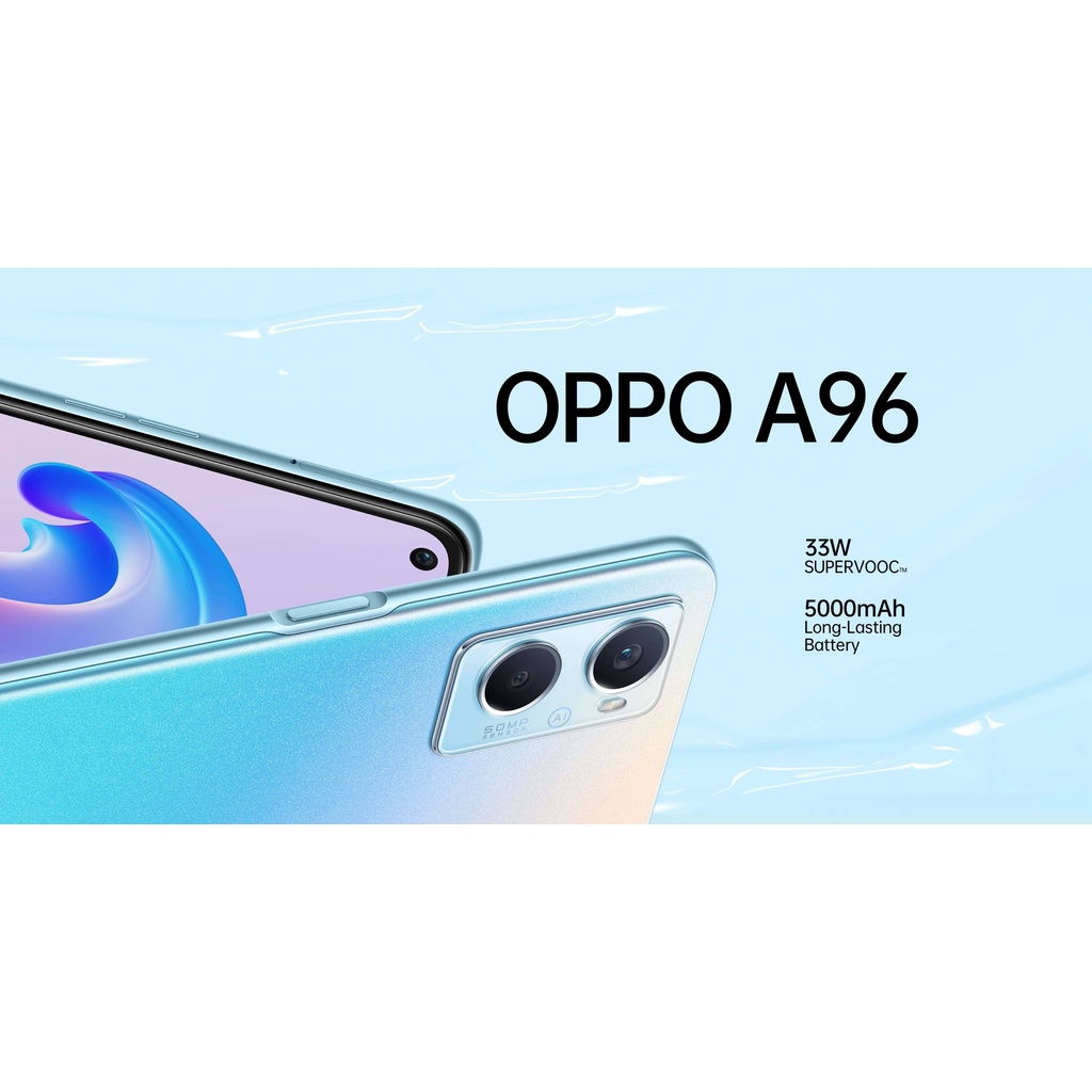 OPPO A96 | 8GB+ 256GB | 33W SUPERVOOC | 5000mAh Long-Lasting Battery ...
