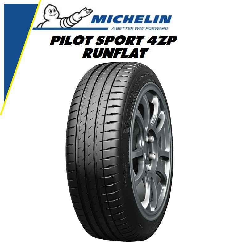 (225-45-R17 ) MICHELIN PILOT SPORT 4ZP * RUNFLAT ( YEAR 2020 ) NEW TYRE ...