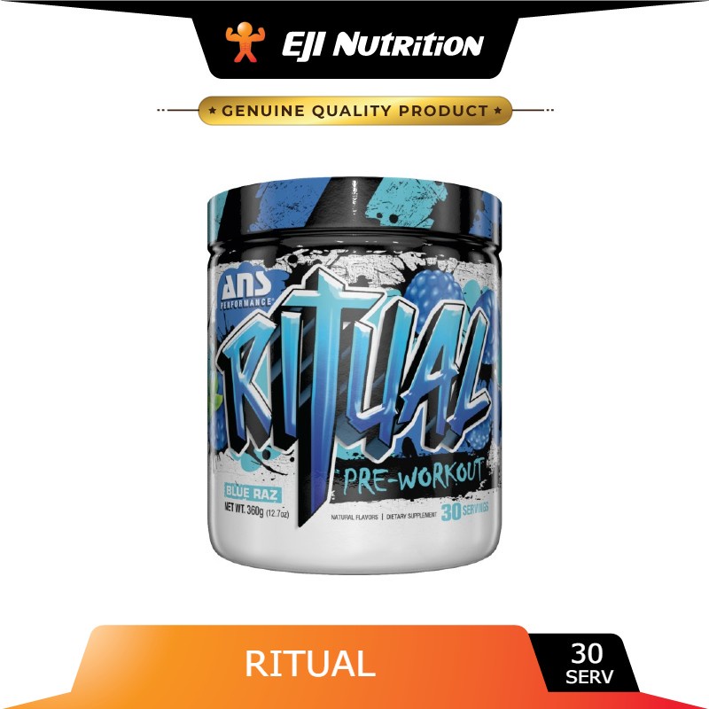 ANS Performance Ritual, 30 Servings - Energy, Per Workout, Gym | Shopee ...