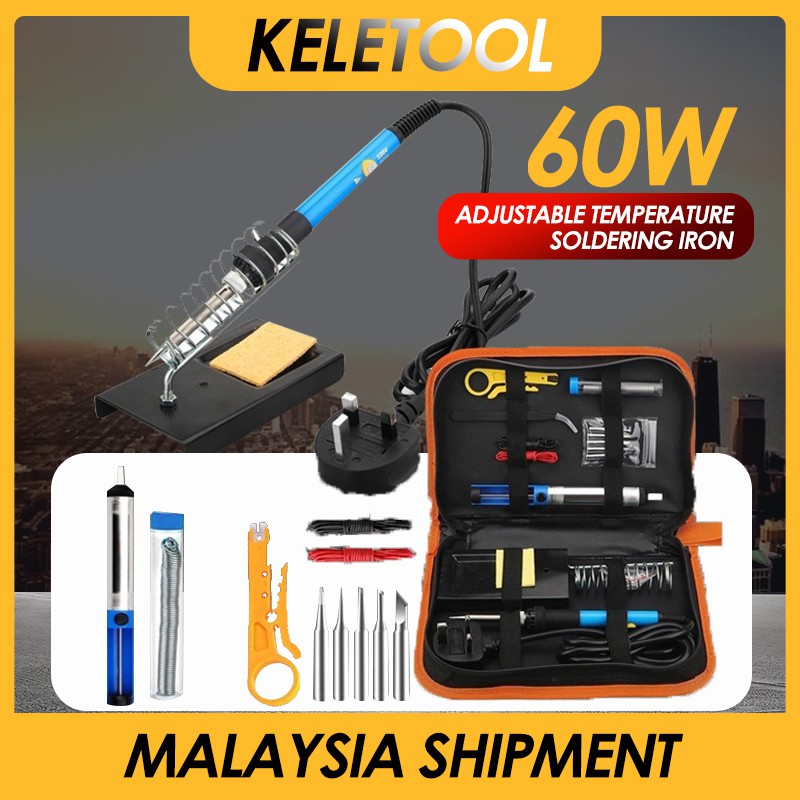 KELETOOL 10 in 1 60w Adjustable Temperature Welding Solder Wire ...