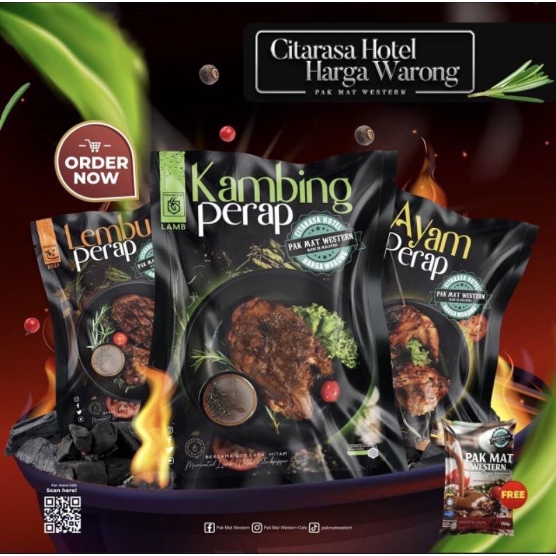 100% Original Kambing Perap, Daging Lembu Perap Dan Ayam Grill Pak Mat ...