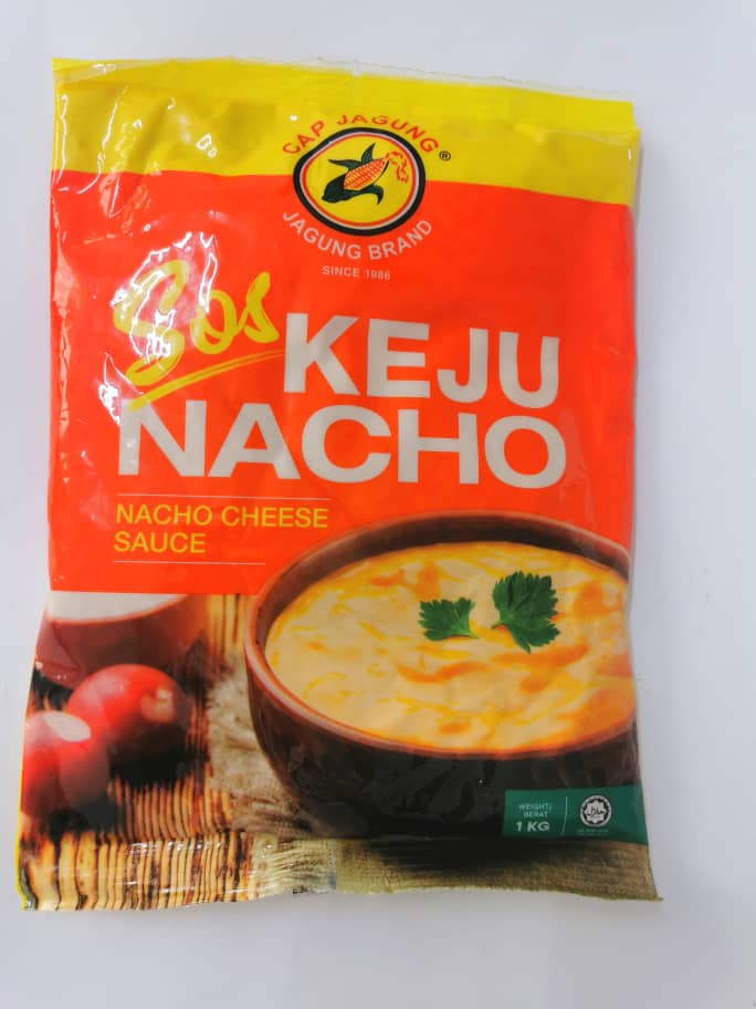 Jagung Brand Nacho Cheese Sauce/Cap Jagung Sos Keju Nacho-1kg | Shopee ...