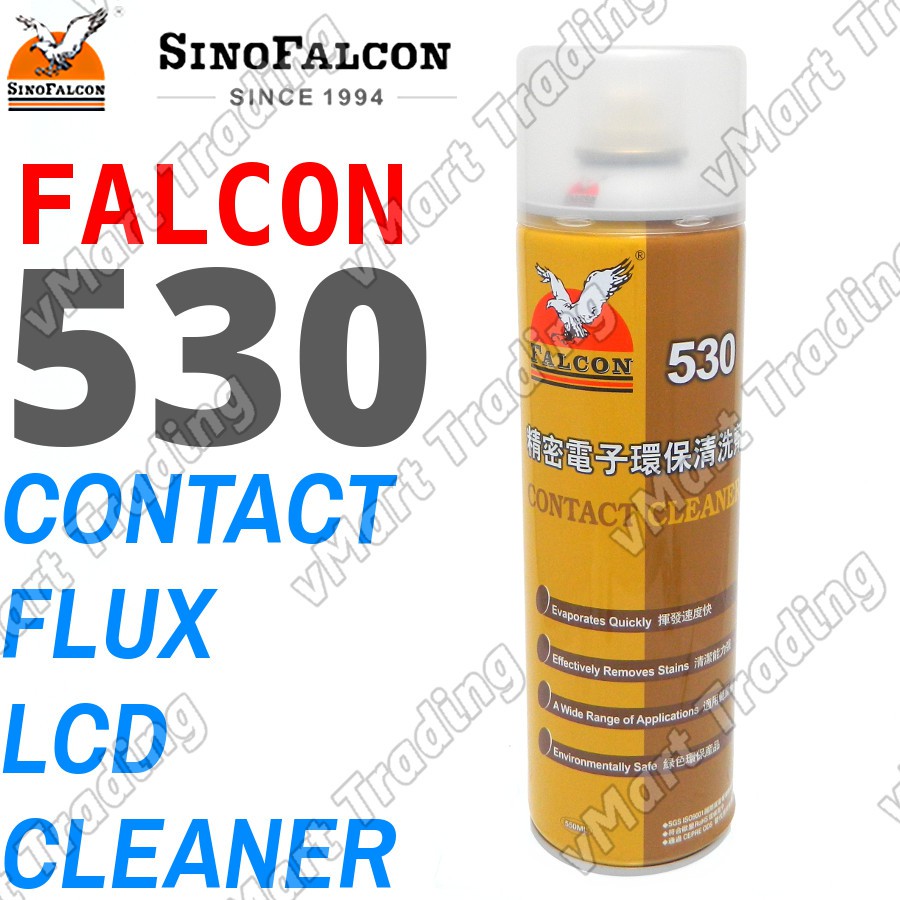 FALCON 530 Electronic Contact Flux LCD PCB Cleaning Solvent [550ml ...