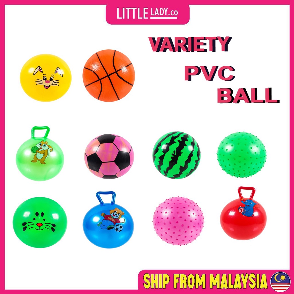 Inflatable PVC Football Soccer Rubber Ball Kids Children Beach Pool ...