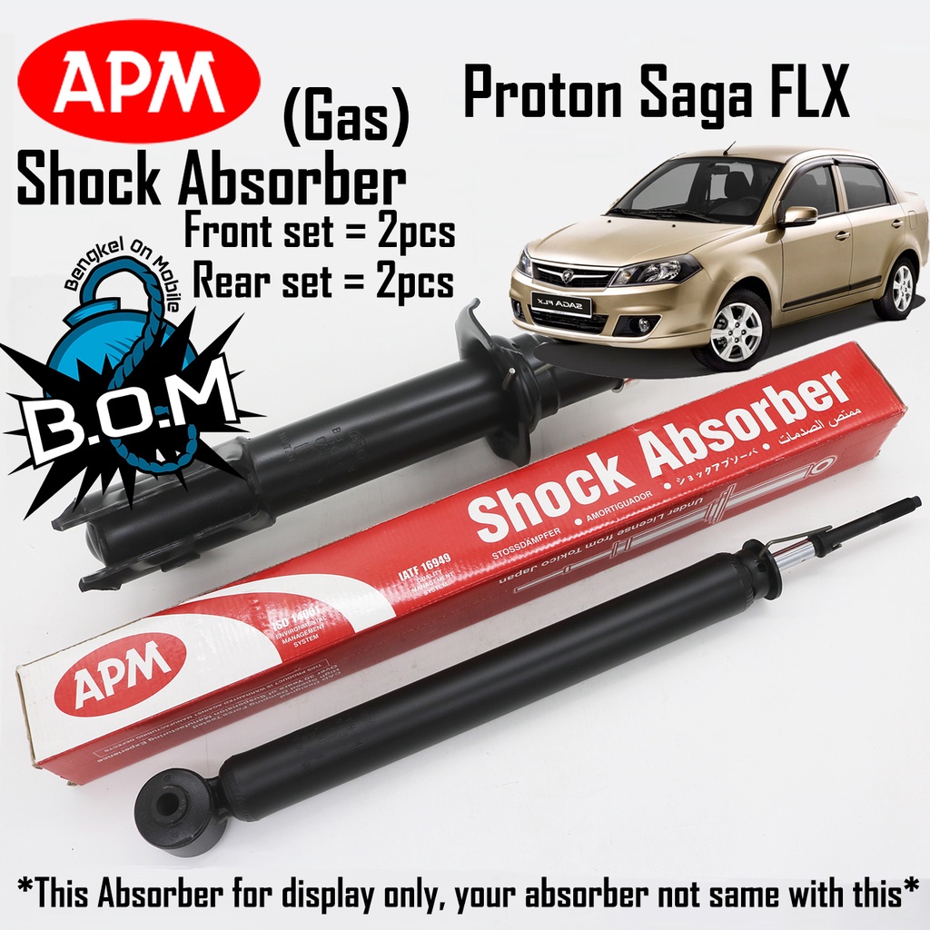 [APM Gas] Shock Absorber Set, Proton Saga FLX | Shopee Malaysia