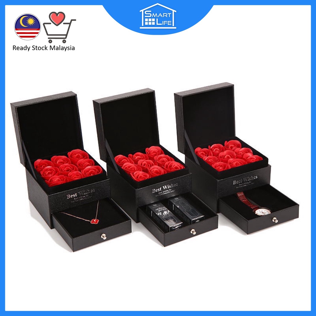 Soap Flower Gift Box / Necklace Box / Surprise Box / Jewelry Box ...