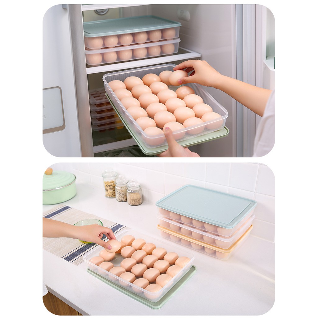 [READY STOCK] TOPFINE 24 Eggs Storage Box Kitchen Storage Home ...