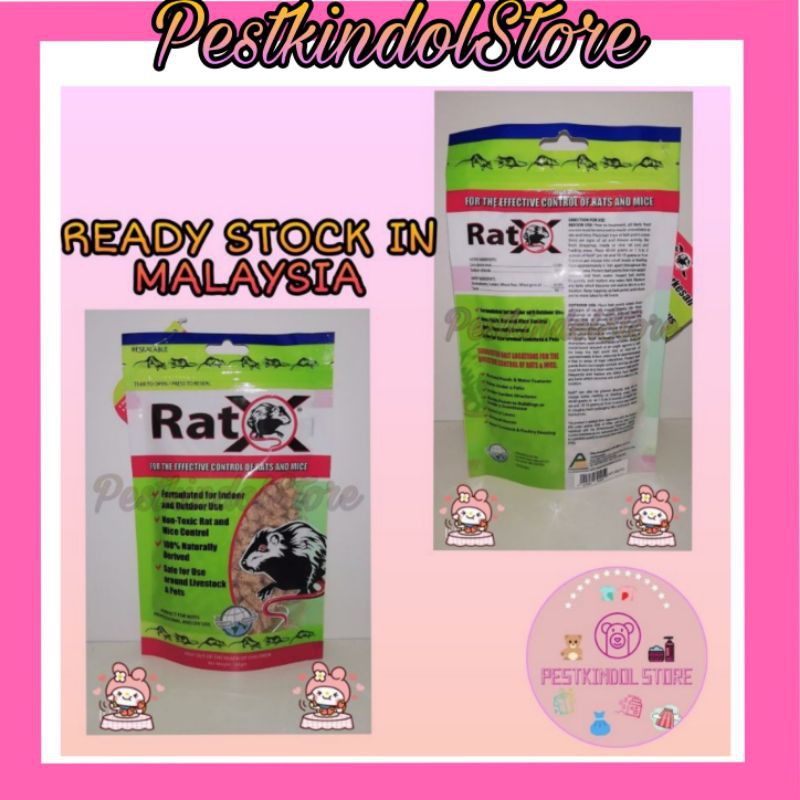 RatX NON-TOXIC For The Effective Control Of Rats and Mice ( READY STOCK ...