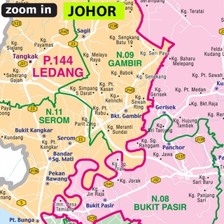 Peta Kawasan Pilihanraya Persekutuan dan DUN bagi Negeri | The detailed ...