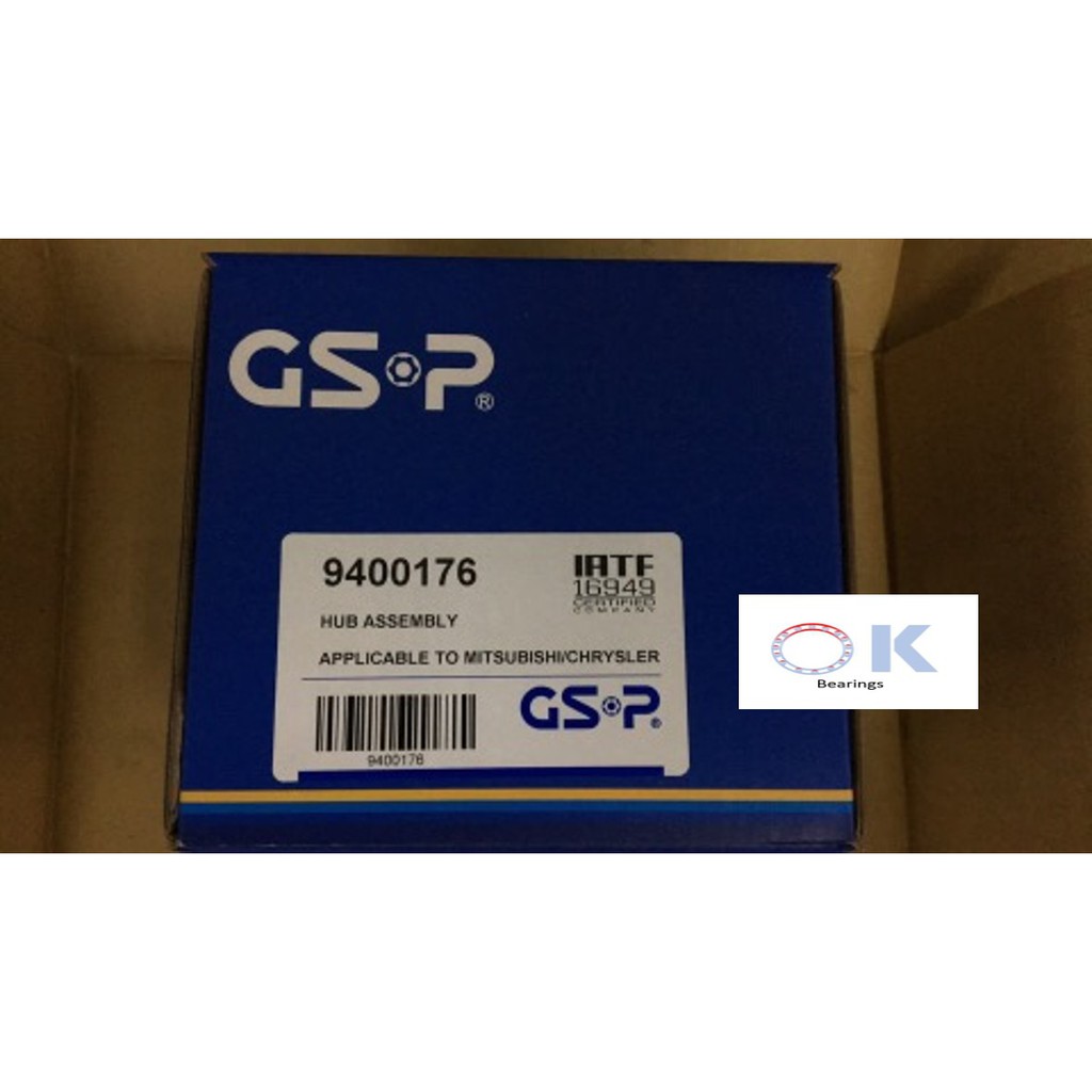 MITSUBISHI LANCER / PROTON INSPIRA REAR WHEEL BEARING - GSP BRAND ...