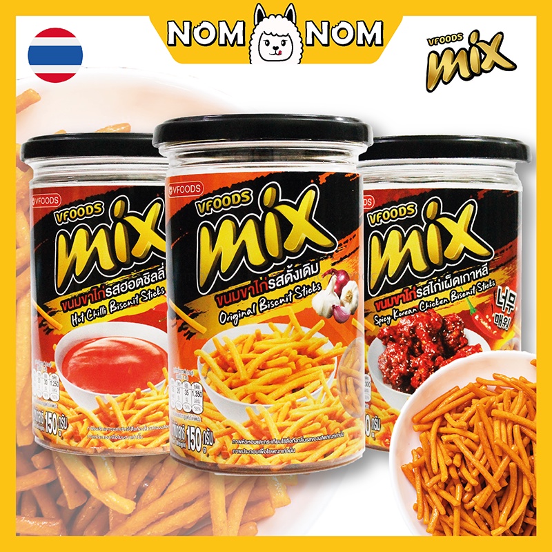 Thailand VFOODS Mix Biscuits Sticks 150g Original/Hot Chilli/Spicy Korean | Shopee Malaysia