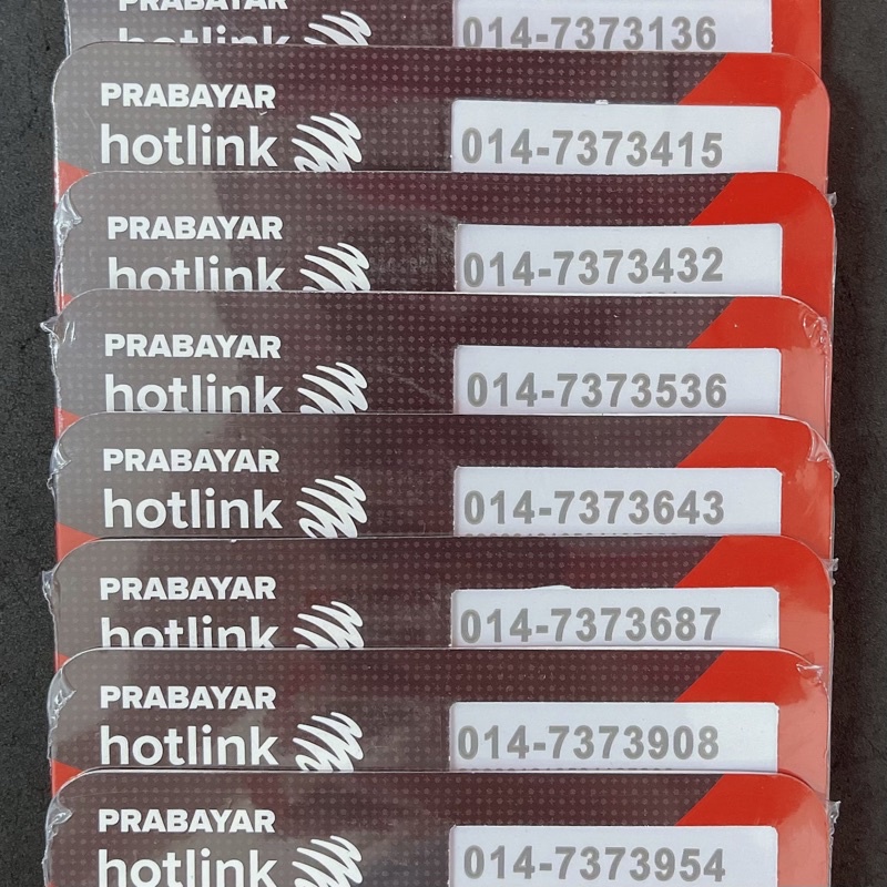 Hotlink Prepaid VIP Numbers (014-7373*) | Shopee Malaysia