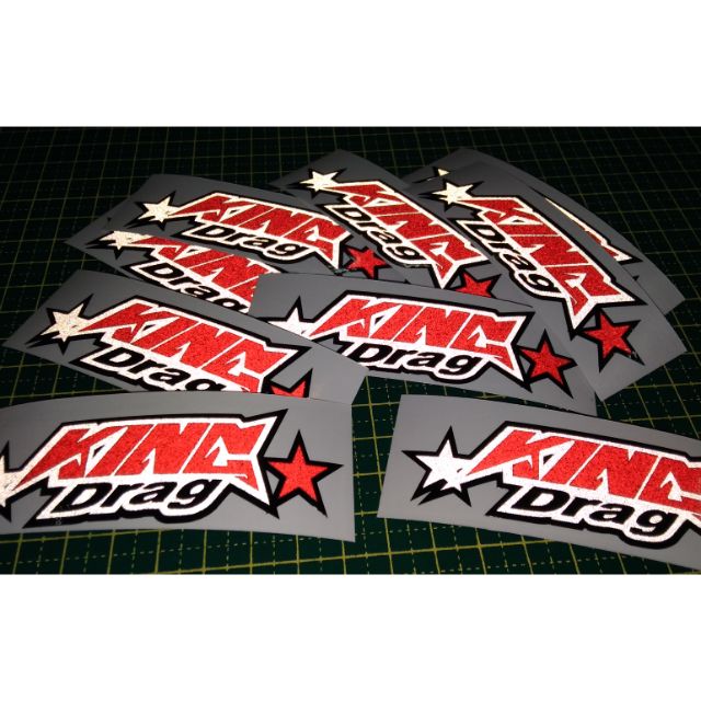 STICKER MOTOR. STICKER KING DRAG. STIKER KING DRAG | Shopee Malaysia