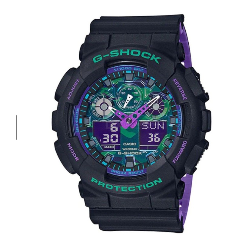 Casio G-Shock JOKER GA-100BL-1A Sport Gshock G Shock | Shopee Malaysia