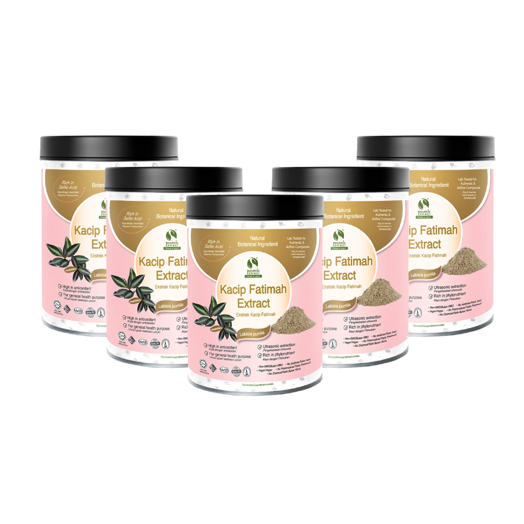 5 x 50g Kacip Fatimah Extract Powder with Verified By MOH, Help ...