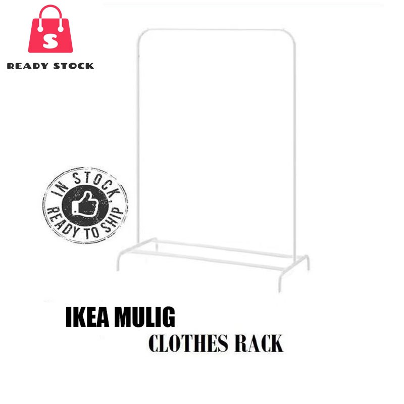 Rss_Mulig Clothes Rack, Same like Ikea Rack | Shopee Malaysia
