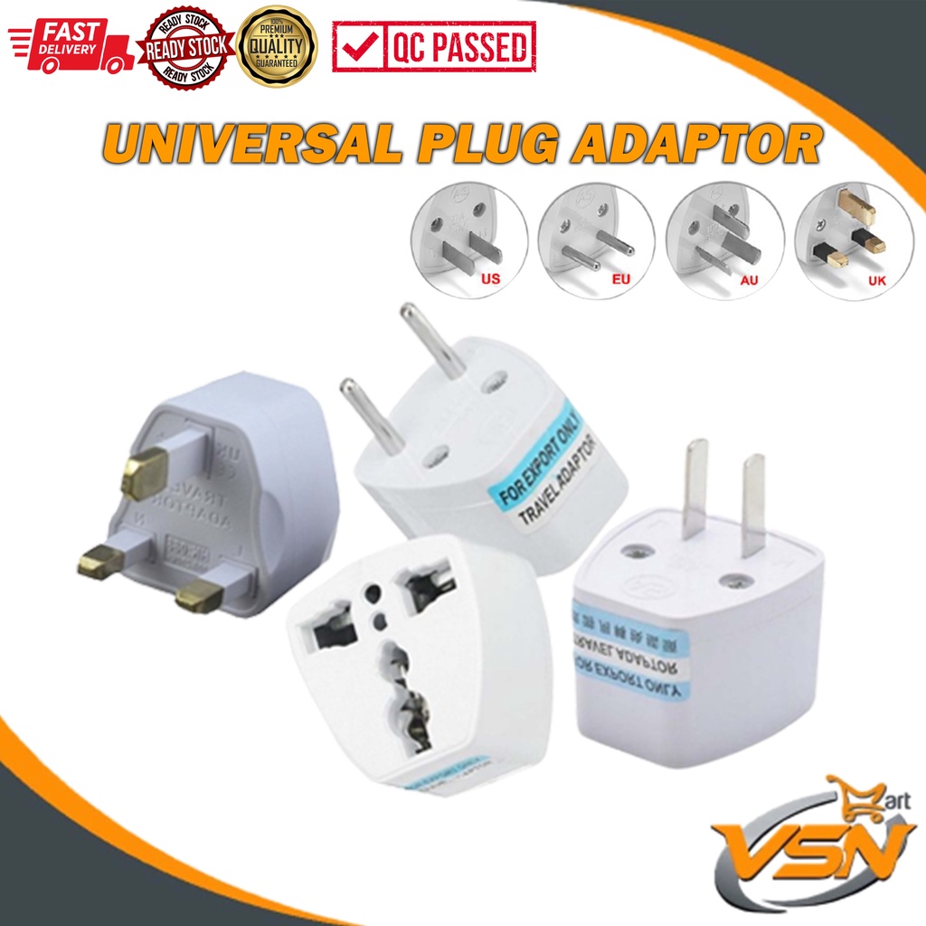 3 Pin Conversion Plug Universal Adapter British Socket Adapter Plug ...
