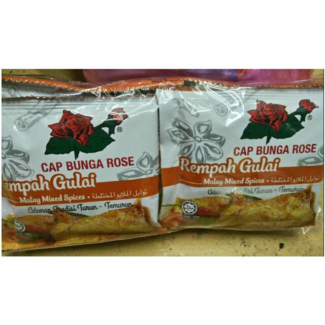 CAP BUNGA ROSE REMPAH GULAI 35G (10PCS) | Shopee Malaysia