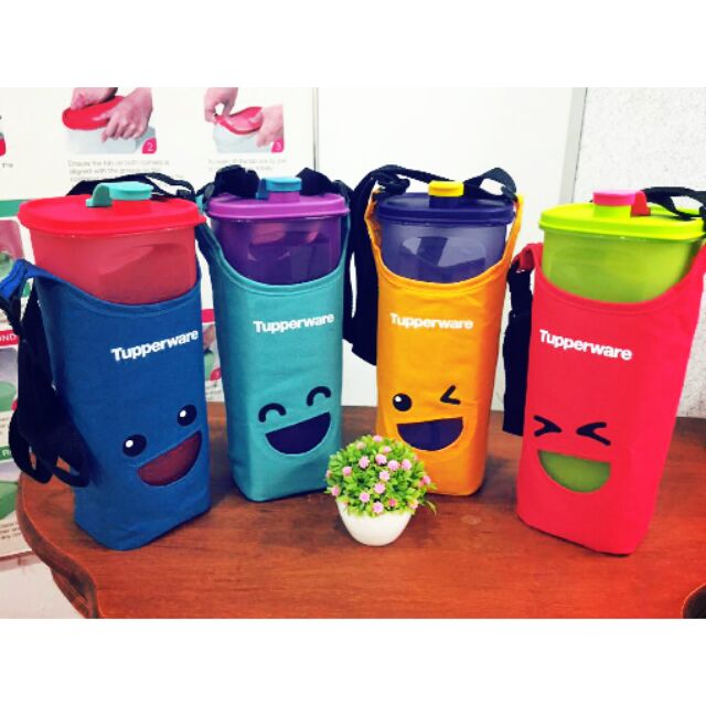 TUPPERWARE Smiley Bottle 2.0l Free Porch and Strainer | Shopee Malaysia