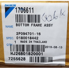 DAIKIN BOTTOM FRAME ASSY P/N: 1706611 | Shopee Malaysia