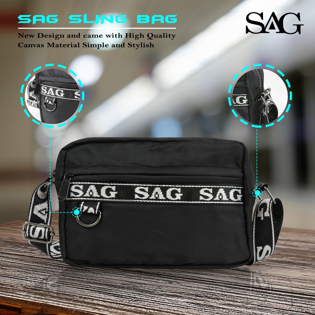 {VP12} 🔥 New Item🔥 SAG Sling Pouch Sling Bag Waterproof | Shopee Malaysia