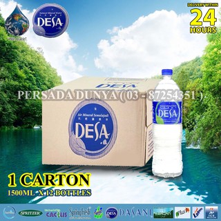DESA Mineral Water (1500ml x 12 Bottles x 1 Carton) | Shopee Malaysia