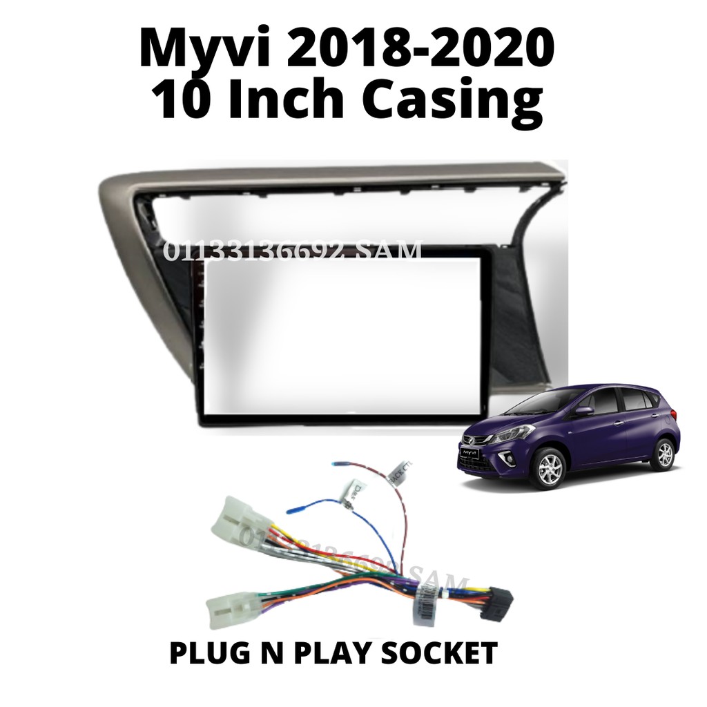 Perodua Myvi New 2018-2020 10 inch Android Car Casing | Shopee Malaysia