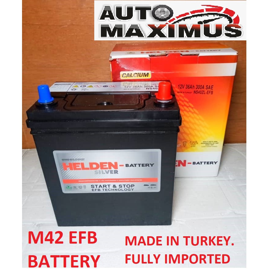 M42 (NS40ZL High Specs) FOR BEZZA/ MYVI ADVANCE - HELDEN EFB STARTSTOP ...