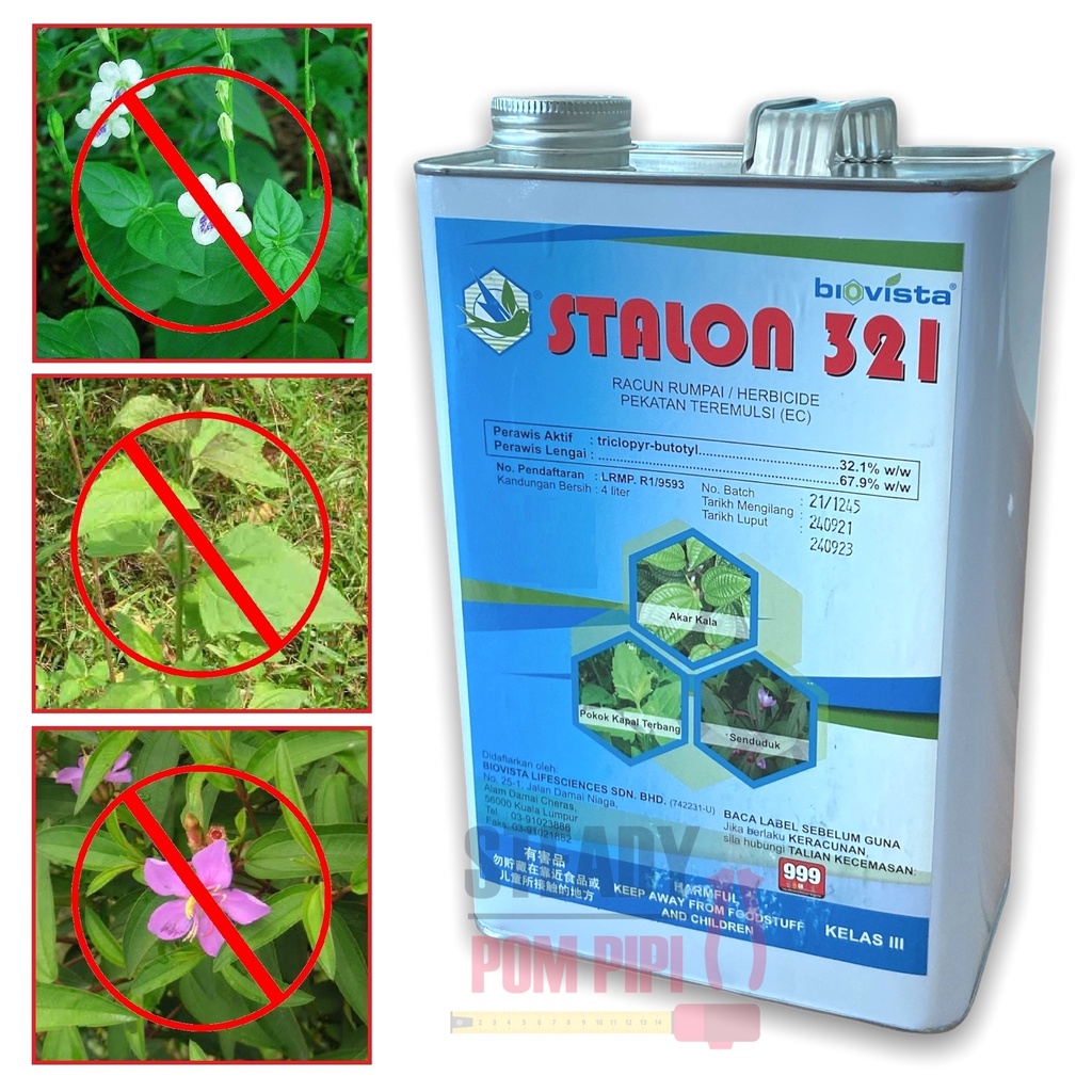 4L STALON 321 / TRICLOPYR-BUTOTLY 32.1% / TRI-ESTER / GARLON / KENLON ...