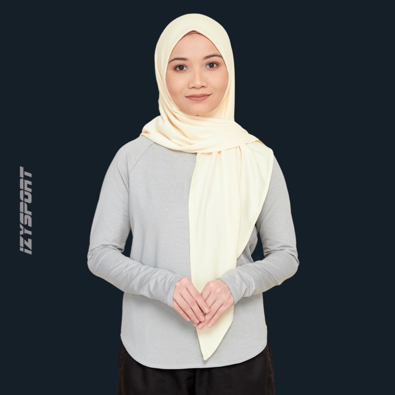 [Pinless & Lightweight] Bawal Sport Hijab Ready To Wear/ Tudung Bawal ...