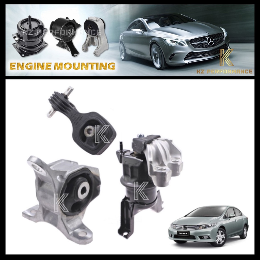HONDA CIVIC FB TRO 1.8 2.0 2011-2016 / ENGINE MOUNTING SET | Shopee ...