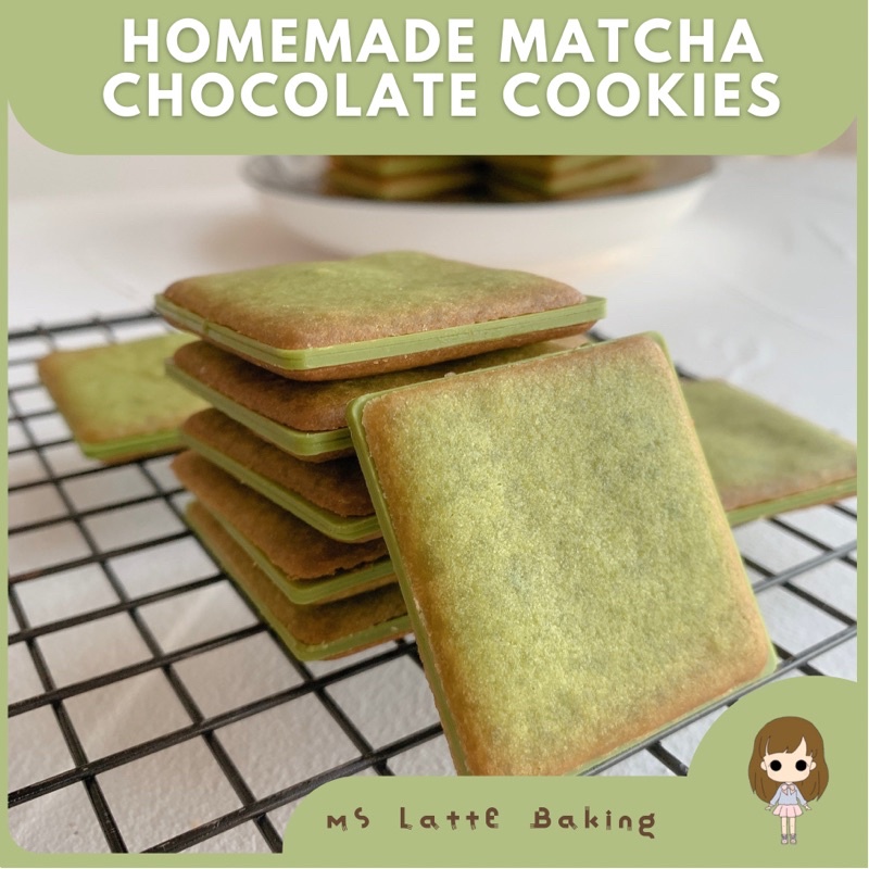 Matcha chocolate cookies Hokkaido home made cookies snacks biscuits and ...