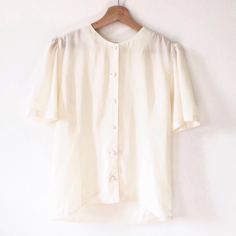 Vintage blouse (Plain) | Shopee Malaysia